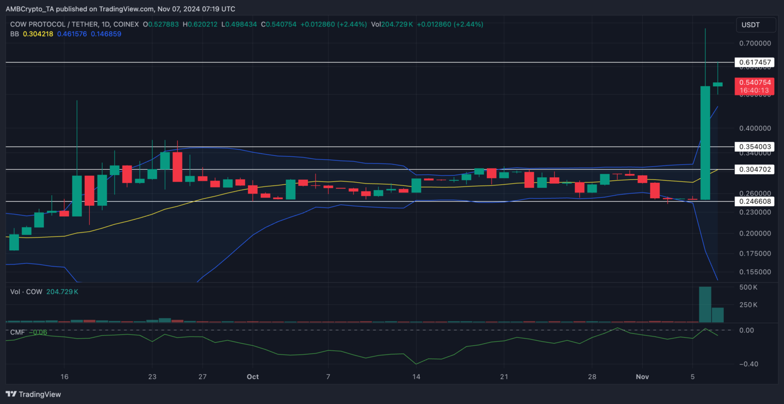 COW’s price surges 220% after Binance listing – What’s next? - AMBCrypto