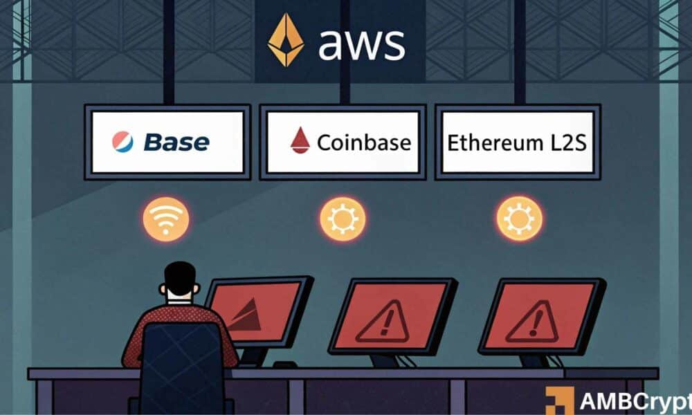 AWS outage triggers ‘zero balance’ glitch on Base - Web3’s fragility ...
