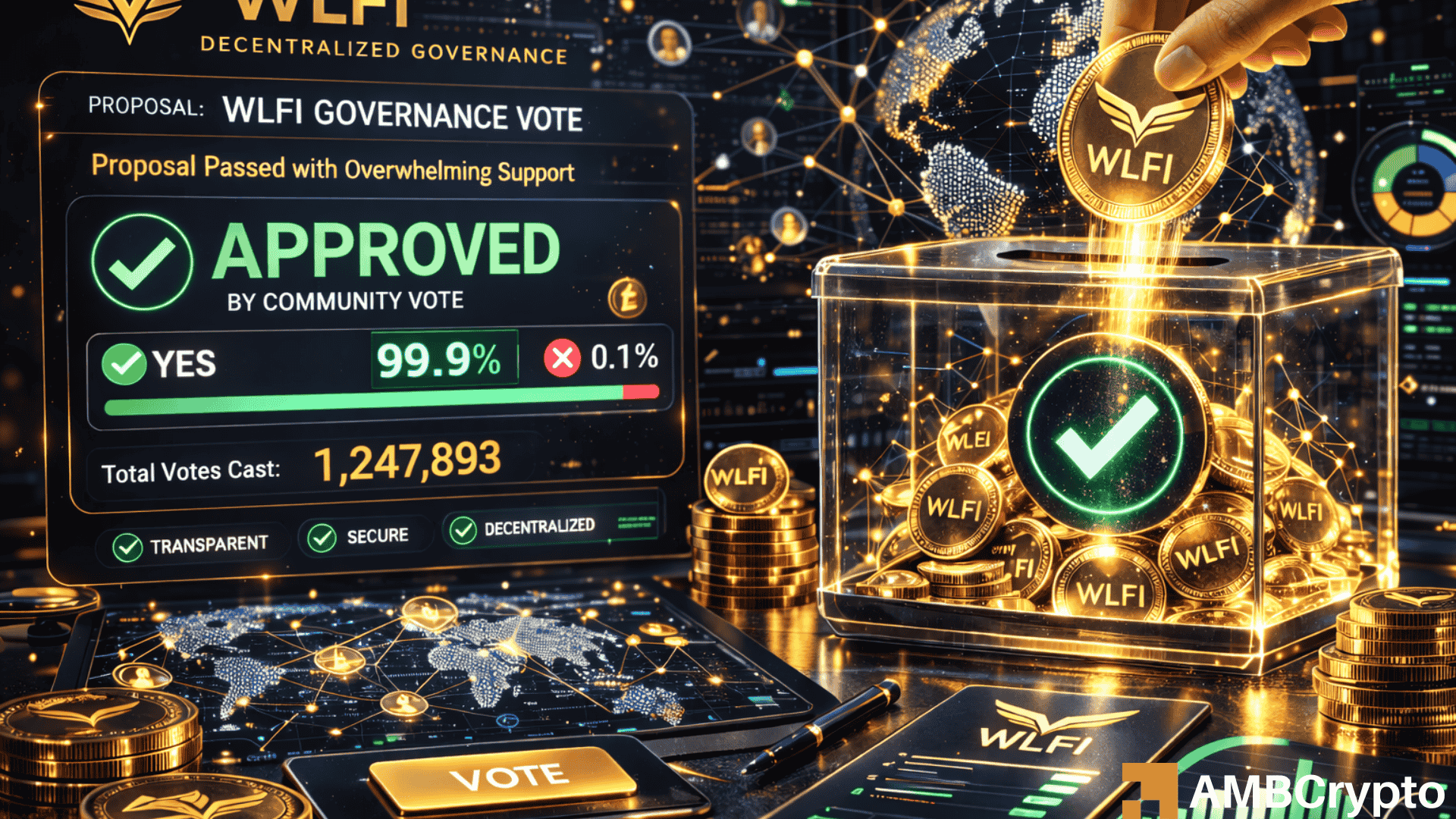 WLFI governance overhaul approved as community vote passes with 99% ...