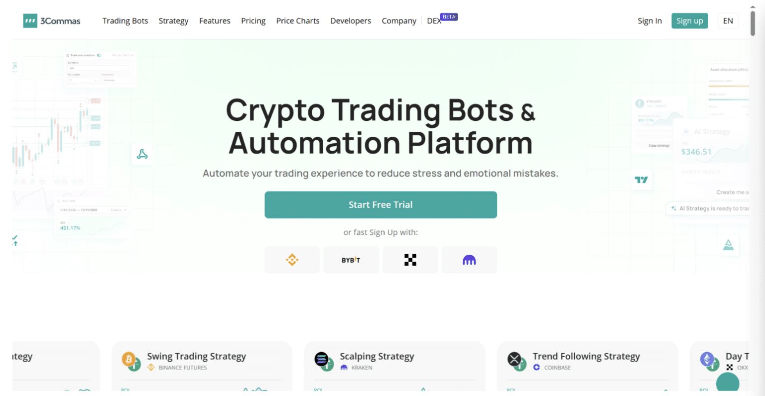 7 Best Free AI Crypto Trading Bots in 2026: How Traders Use Them to ...