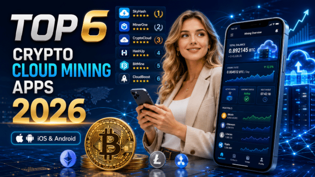 The top 6 free crypto cloud mining mobile apps for 2026, supported by ...